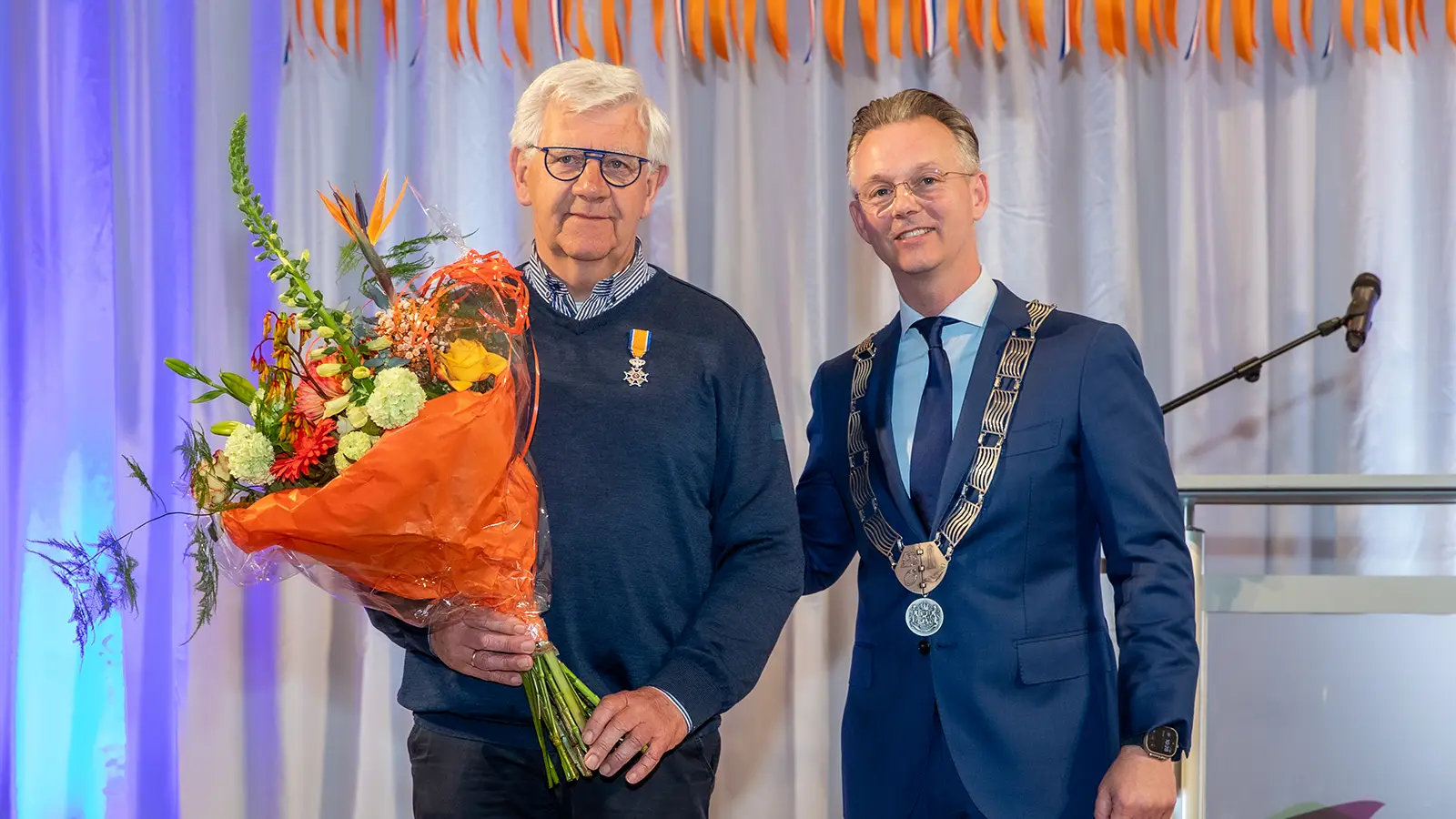 Koninklijke onderscheiding Piet Harting - Bovenlanden Aalsmeer